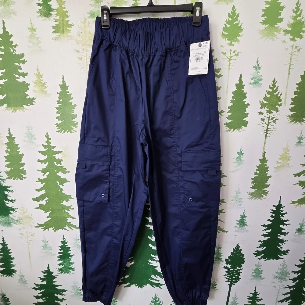 Champion | Pants & Jumpsuits | Navy Champion Woven Cargo Jogger Pants ...